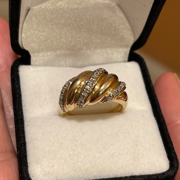 Ross-Simons | Jewelry | Rosssimons Genuine Diamond 4k Gold Overlay ...